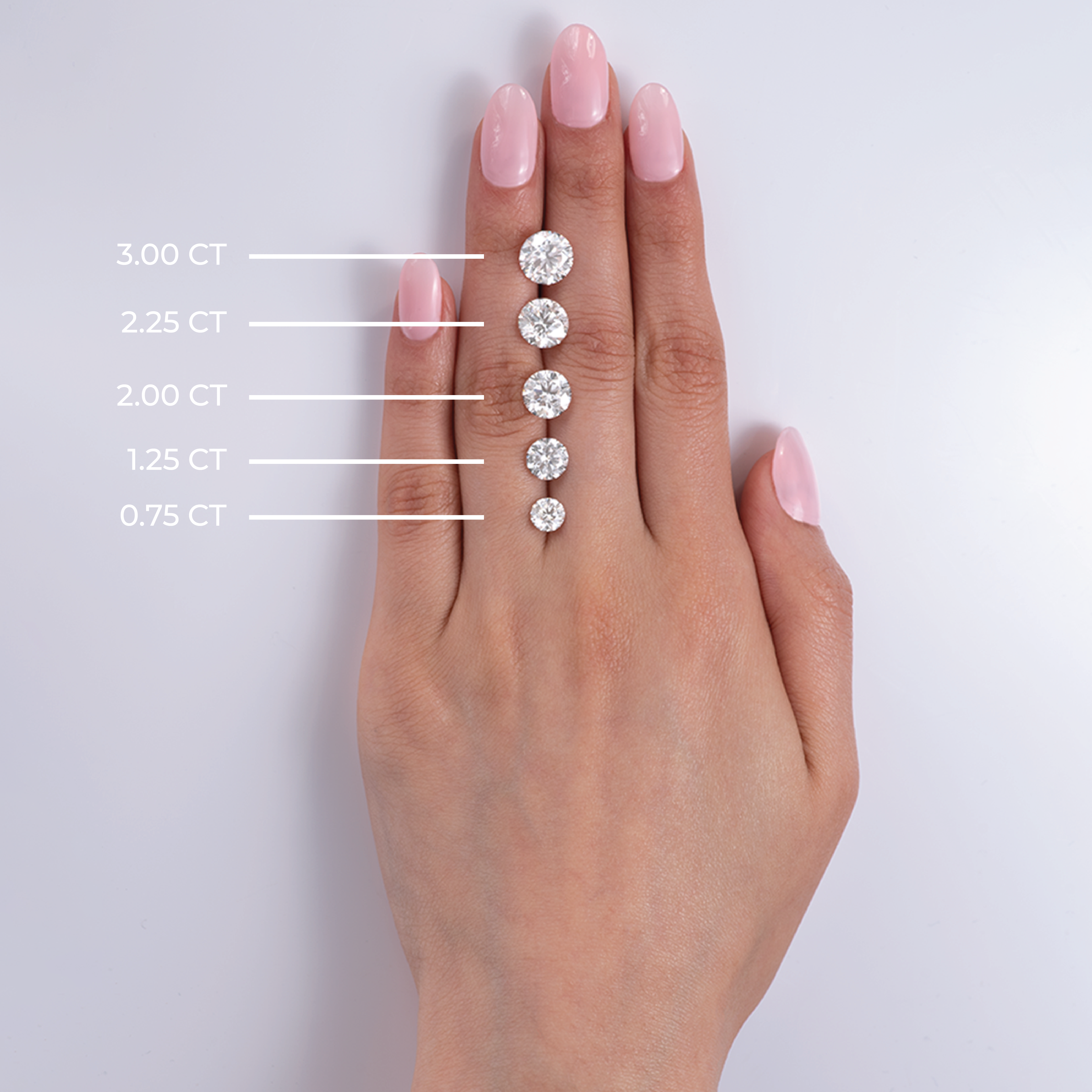 1 ctw Round Lab Grown Diamond Double Twist Engagement Ring ...