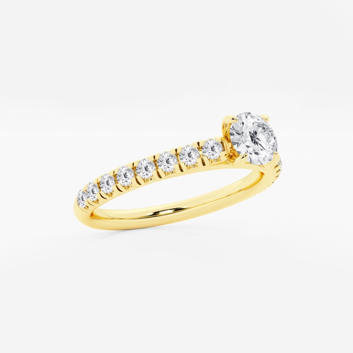 Round Cut Diamond Engagement Rings | Grown Brilliance